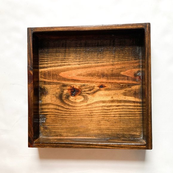 Handmade | Accents | Rustic Wood Tray | Poshmark